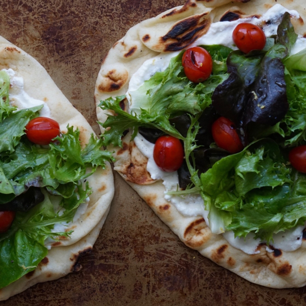 Grilled Salad Flatbreads - Revolution Farms